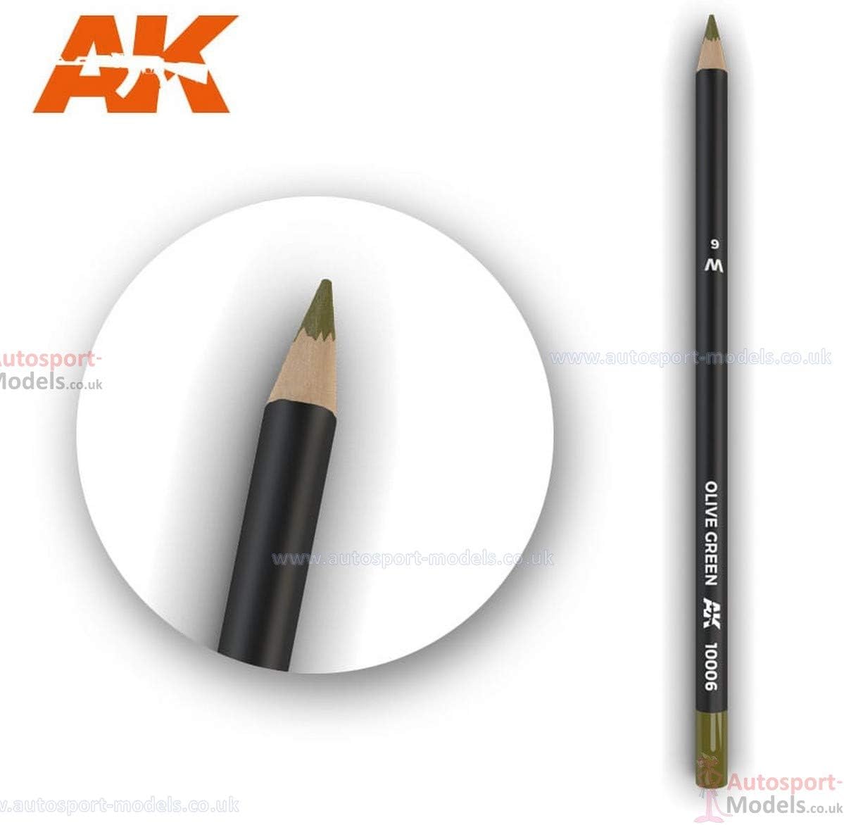 AK Interactive Weathering Pencil Set AK10040 Green and Brown Colours Shading and Effects set ...
