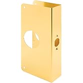 Prime-Line U 9541 Brass Lock and Door Reinforcement Plate for 1-3/4 In ...