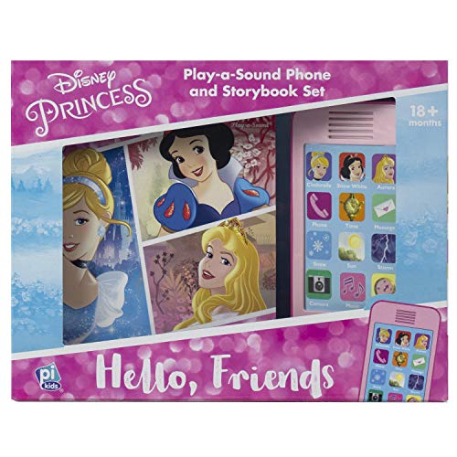 Disney Princess: Hello Friends: Play-a-Sound Book and Pretend Phone Set ...