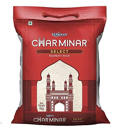 Kohinoor Charminar Select Basmati Rice, 5 kg Pack - Wowemall - A ...