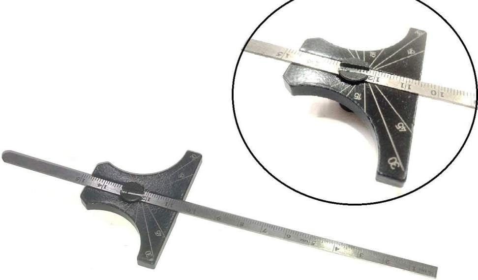 Precision Stainless Steel Ruler Engineer’s Depth Gauge Metric ...