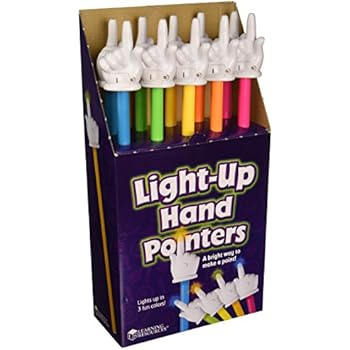 Amazon.com: Learning Resources 24-Inch Hand Pointers, Set of 3: Office ...