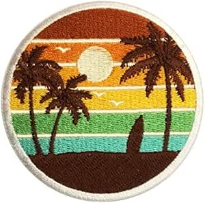Amazon.com: PatchClub Surf & Beach Sunset Outdoor Adventure Patch ...