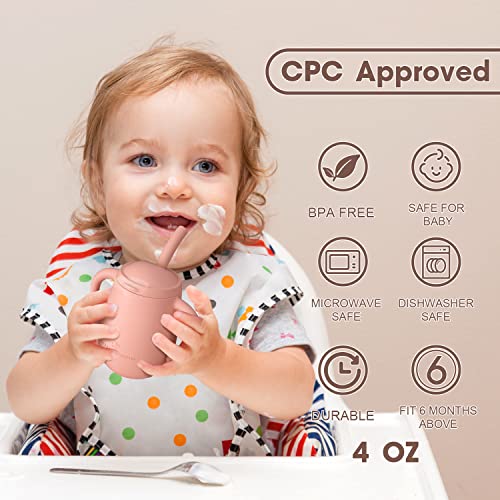 Cuddle Campus 100% Silicone Baby Training Cup, Shatterproof Toddler ...