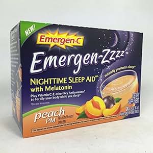 Amazon.com: Emergen-C Emergen-zzzz Nighttime Sleep Aid with Melatonin ...