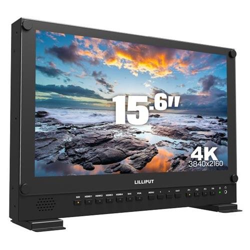Lilliput BM150-4K 15.6" 6U Carry-on/Rackable 4K Broadcast LED Director ...