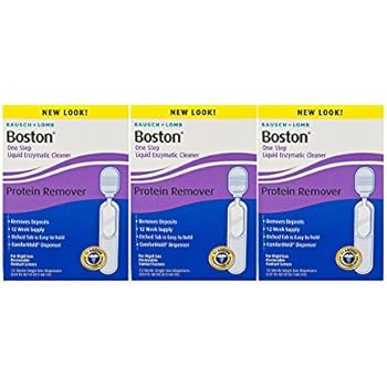 Amazon.com: Bausch and Lomb Boston One Step Liquid Enzymatic Cleaner ...