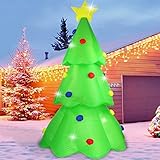 Giant Inflatable Color-Changing Christmas Tree