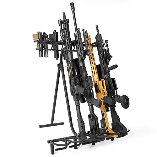 Savior Equipment Mobile Firearm Rack Tactical 6 Rifle Shotgun Free ...