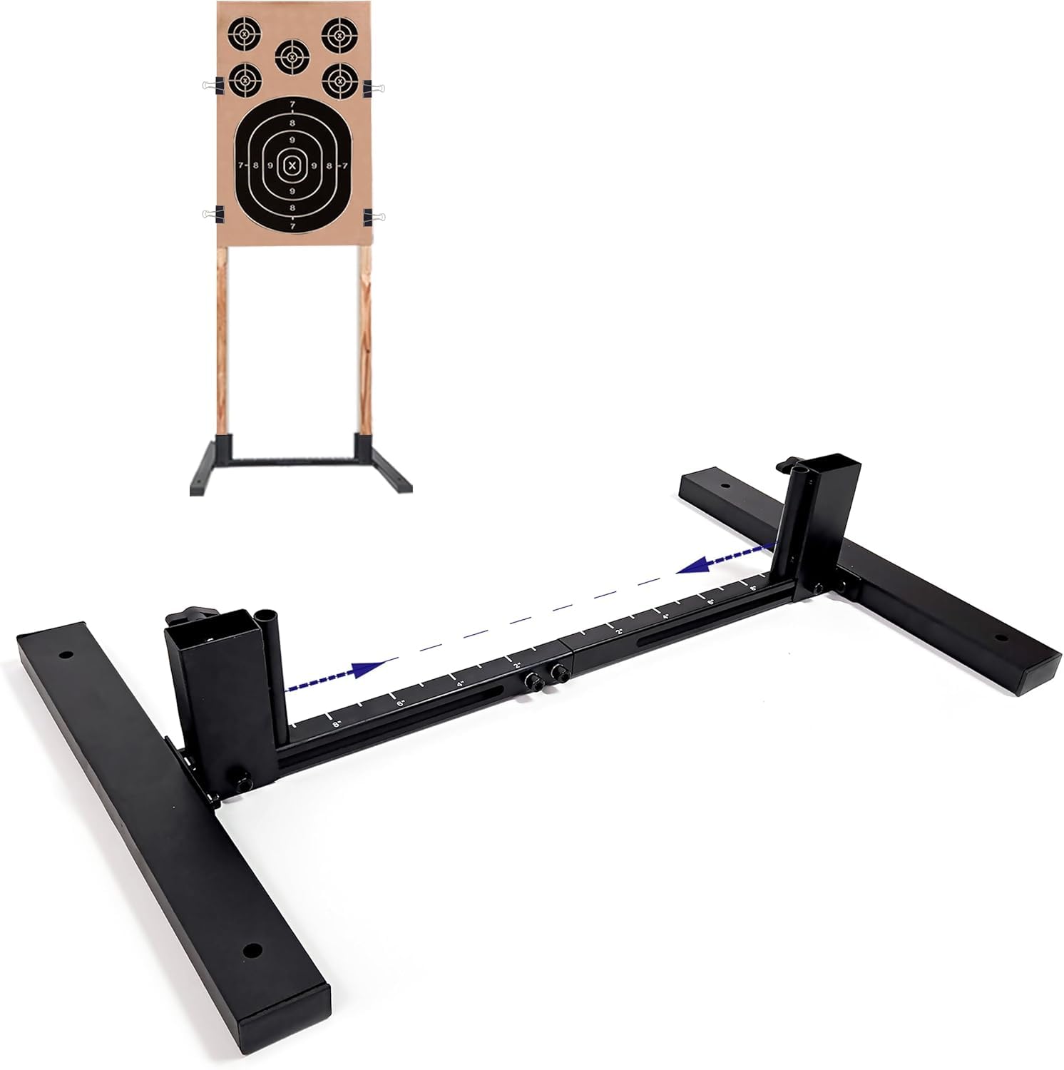 DIOLILI Adjustable Steel Target Stand for Paper Shooting Targets ...