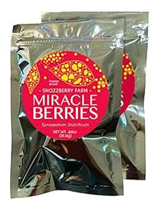 Amazon.com: Miracle Berries by the Snozzberry Farm, freeze dried 100% ...
