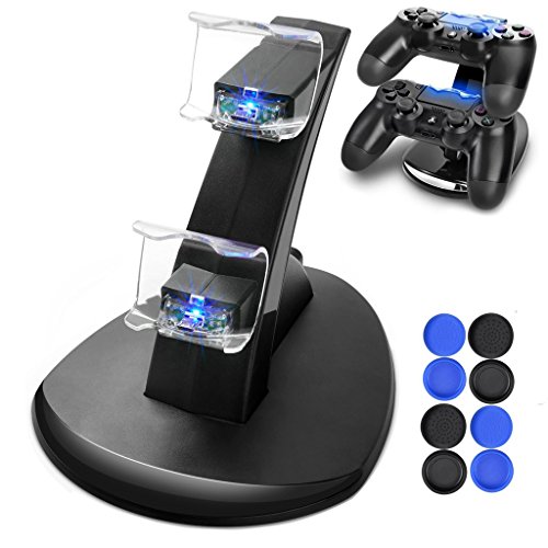PS4 Controller Charger, Dreamore Playstation 4/PS4 Pro/PS4 Slim Dual ...