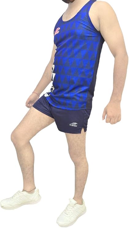 Buy PLAYWAY Men's Sando kit (Sando and Shorts Set) for Yoga, Cycling ...