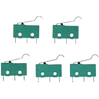 Podoy KW4 3Z 3 Micro Limit Switch AC 125V 5A Hinge Lever for Compatible with Mill CNC (Pack of 5 ...