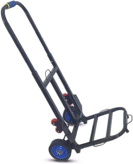 Amazon.com: YAODFYL Iron Foldable Box Trolley on Wheels with Anti ...