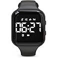 Amazon.com: Focwony Non-Bluetooth Led Fitness Tracker Watch,Digital Pedometer Watch,with Step ...
