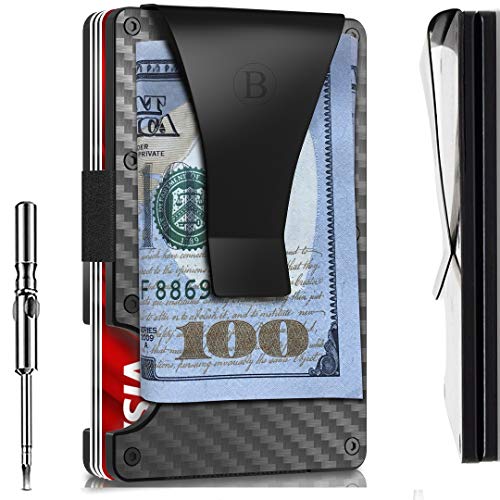 RFID Carbon Fiber Wallets for Men - Premium Lightweight Mens Carbon ...
