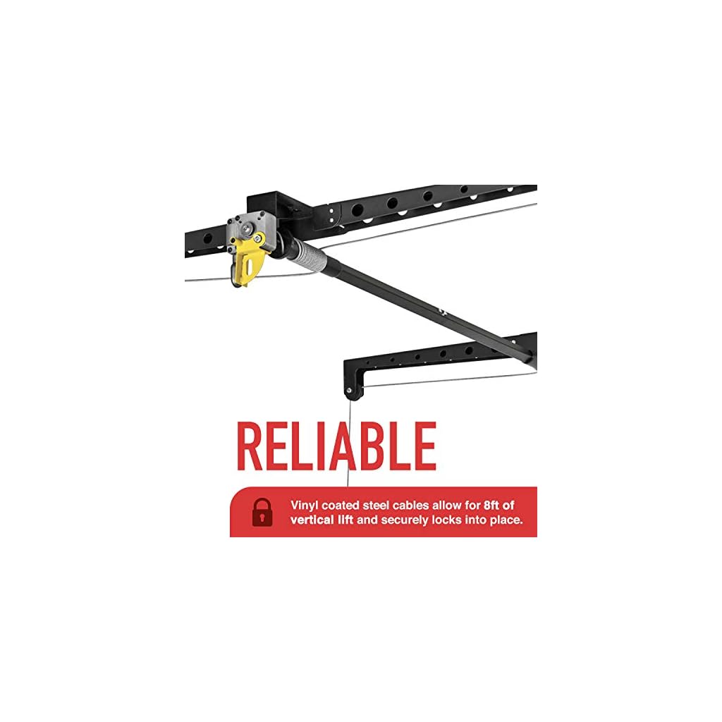 Racor - PHL-R, Garage Ceiling Storage Rack Lift - The Best Winch