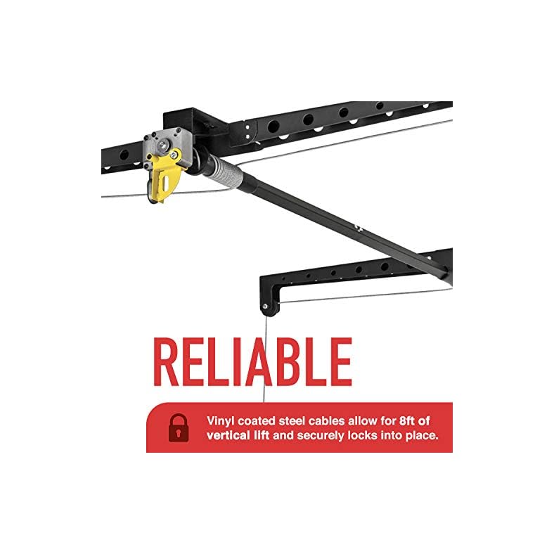 Racor - PHL-R, Garage Ceiling Storage Rack Lift - The Best Winch