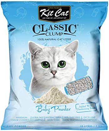 Kit Cat Classic Clump Baby Powder 10L price in Saudi Arabia | Amazon ...