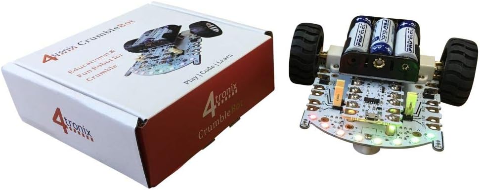 4tronix CrumbleBot Mk2 Robot for Crumble – BigaMart