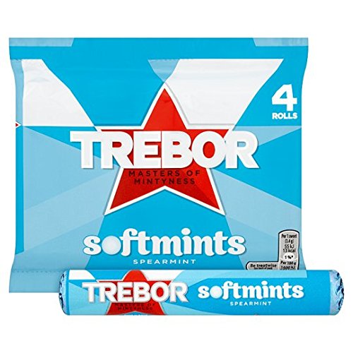 Trebor Softmints Spearmint Mints 4 Pack 179G: Amazon.co.uk: Grocery