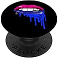 Amazon.com: LGBT Bi Bisexual Lips Tongue Love Gay Pride Pop Socket ...