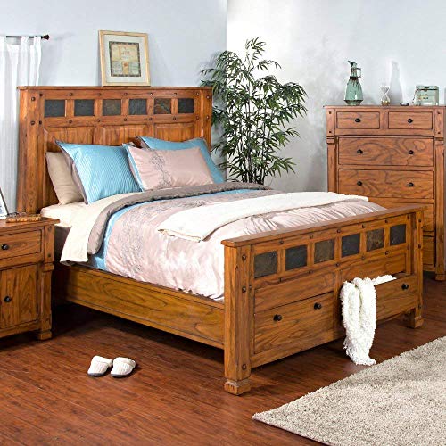 Amazon.com: Sunny Designs Sedona Eastern Bed, King: Kitchen & Dining