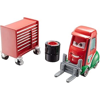 Amazon.com: Disney/Pixar Cars Oil Rig Getaway Jerome Ramped Die-Cast ...