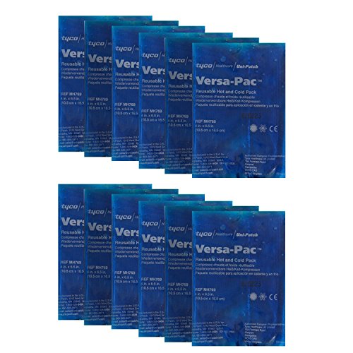 Versa-Pac Reusable Hot Cold Therapy Gel Packs 6.5" x 4" 12 pcs in ...