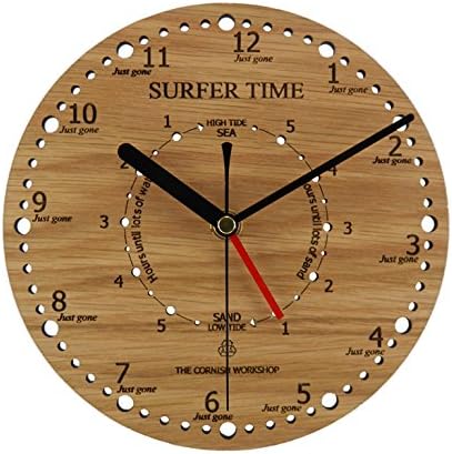 Wooden Time + Tide Clock - Made in Cornwall by The Cornish Workshop- WC ...