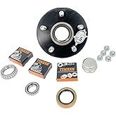 Amazon.com: SOUTHWEST WHEEL Pre-Greased Easy Assemble 5 on 4-1/2" USA ...