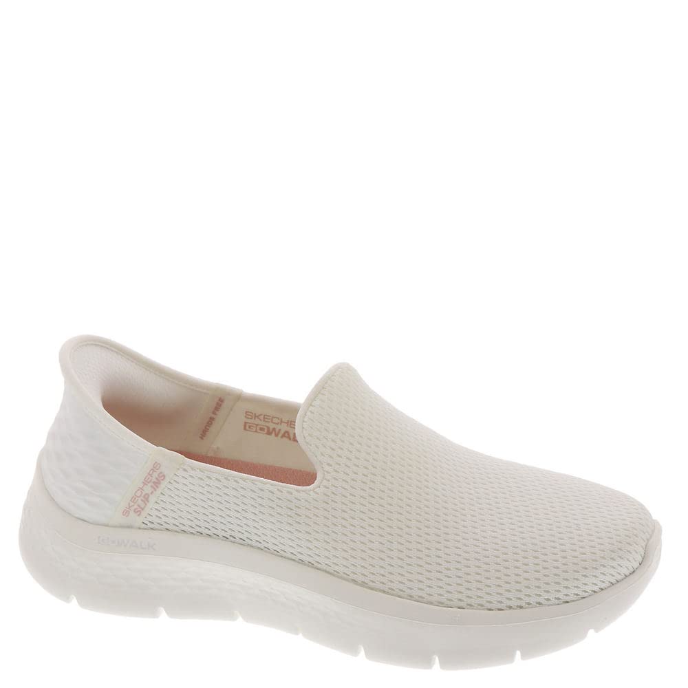 Skechers Women's Hands Free Slip-Ins Go Walk Flex-Relish Sneaker, Off White, 9 Wide for sale ...