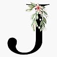 Amazon.com - Botanical Letter J Sticker Vinyl Bumper Sticker 6 Mil ...