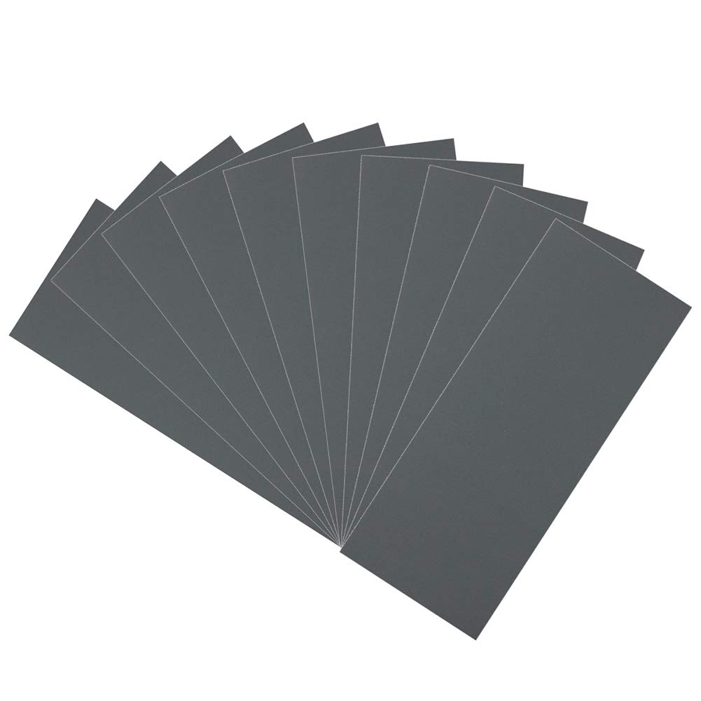 MAXMAN 10 PCS Wet and Dry Sandpaper 1500 Grit Abrasive Paper, 9 x 3.6 ...