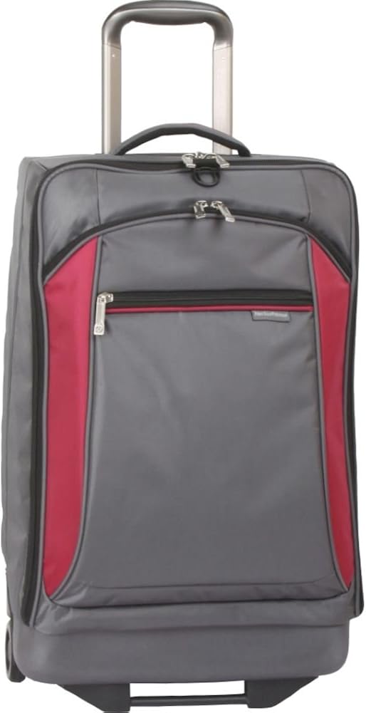 Perry Ellis Luggage Bay View 24" Wheeled Suitcase (Grey/Raspberry ...
