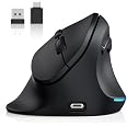 Amazon.com: AUTLEY Ergonomic Mouse Wireless, 2.4G Rechargeable Vertical ...