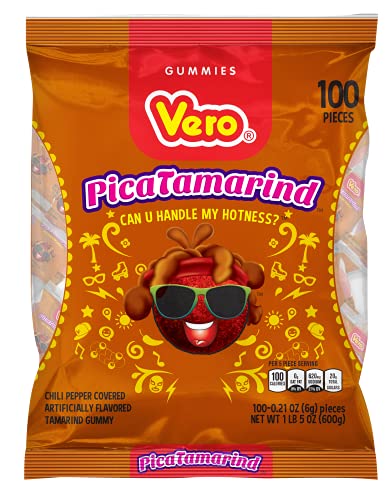 Vero Dulces Pica Gomas – Chili Gummy Candy Sweet Spicy Candy 100 Pieces ...