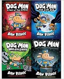 [Dogman 4 Book set: Dog man]((Dog Man #1-4 Boxed Set): Dav Pilkey ...