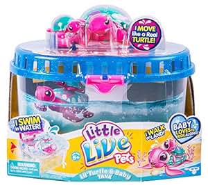 Amazon.com: Little Live Pets Season 5 Lil' Turtle Tank - Seashore The ...