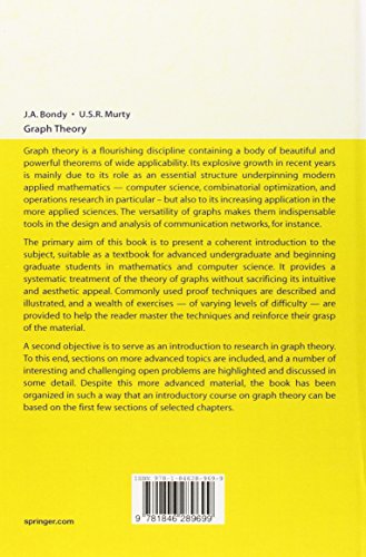 Graph Theory (Graduate Texts in Mathematics)