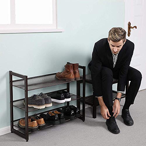 neatfreak! Heavy Duty 3 Tier Stackable Metal Shoe Rack | Pricepulse