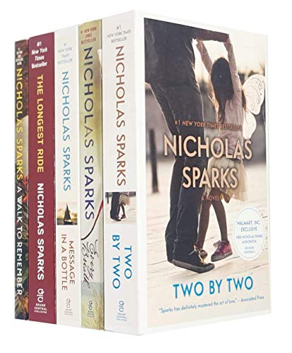 Buy Nicholas Sparks Collection 5 Books Set (Two by Two, Every Breath, Message in a Bottle, The ...