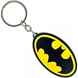 Amazon.com: DC Batman Colored Logo Pewter Key Ring: Toys & Games