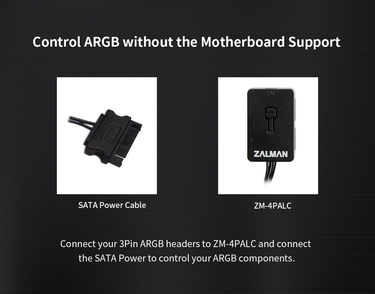 Mua Zalman ARGB Controller 4-port Hub for PC Addressable RGB Fans 5V 3 ...