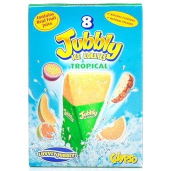 Calypso Jubbly Tropical Ice Lollies 8 x 62ml: Amazon.co.uk: Grocery