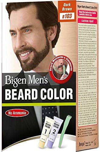 Bigen Men's Beard Colour | No Ammonia Formula with Aloe Extract & Olive ...