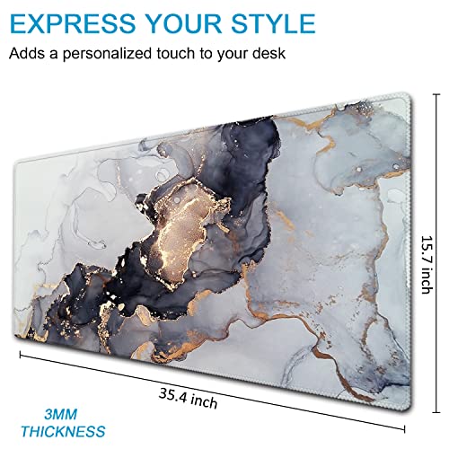 Extended Gaming Mouse Pad (35.4x15.7 inch 3mm Thick), iDonzon Soft Cute ...