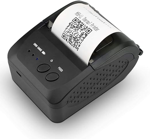 POS-5809DD Wireless Bluetooth Receive Thermal Printer Portable POS Printer for Restaurant Sales ...