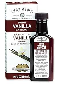 Amazon.com : Watkins Pure Vanilla Madagascar Extract, 2-Ounce (Pack of ...